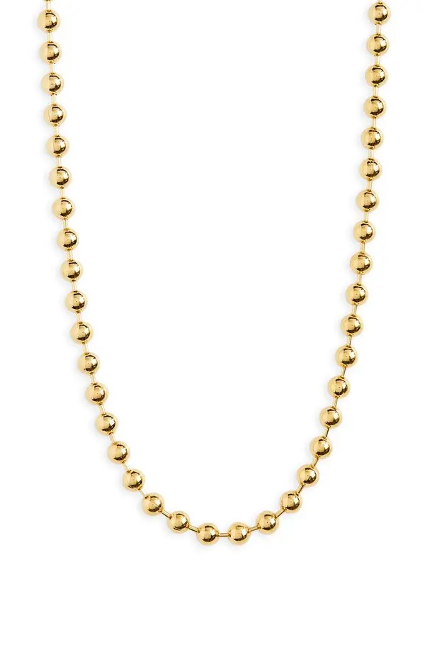 Ambush Ball Chain Necklace - Gold 7600 | Editorialist